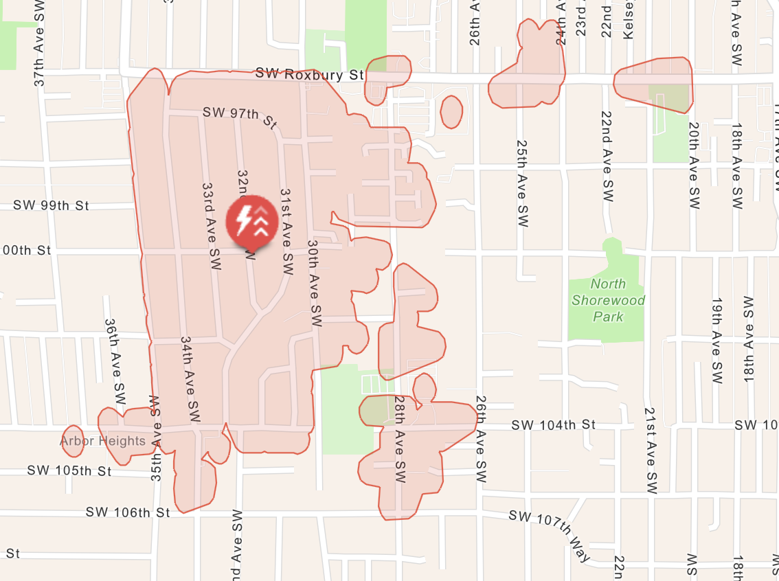 West Seattle power outage affects close to 3000 now down to 587 ...